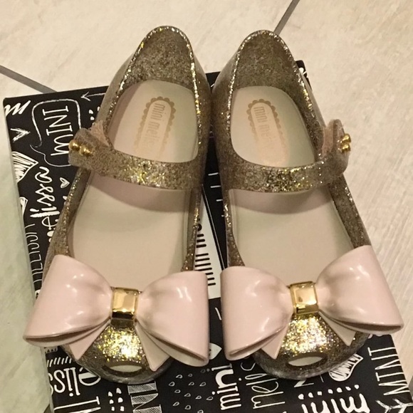 Mini Melissa | Shoes | New Mini Melissa Ultra Girl Gold Viii | Poshmark